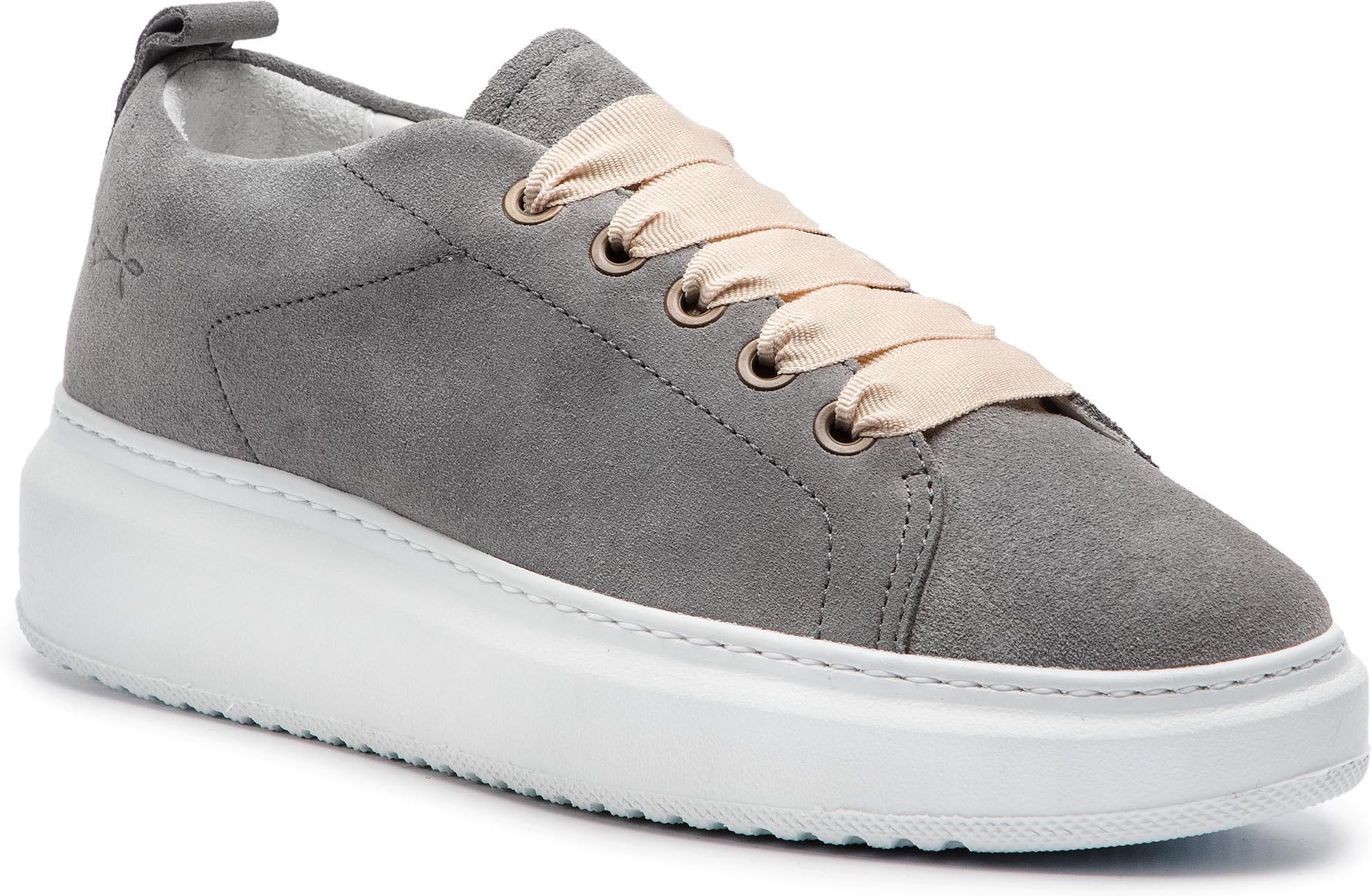 Sneakersy Manebi Bold Snk W A C 1 Su Grey Suede Ceny I Opinie