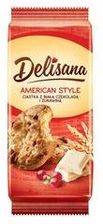 Delicpol Ciastka American Style Z Białą Czekoladą I Żurawiną Delisana ...