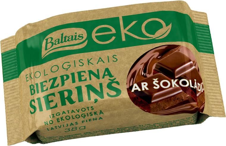 Baltais Batonik Twarogowy Z Kawałkami Czekolady W Polewie Kakaowej Bio ...