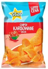 Star Chips Karbowane O Smaku Salsa 130G - Ceny i opinie - Ceneo.pl