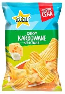 Star Chips Karbowane O Smaku Ser I Cebula 130G - Ceny i opinie - Ceneo.pl