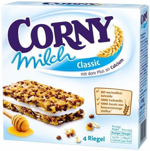 Schwartau Corny Batony Zbożowe Mleczny Krem Wapń 4Szt - Ceny i opinie ...