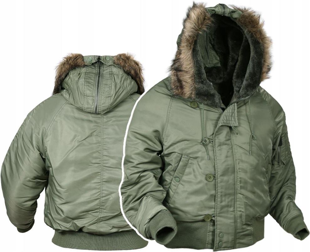 Mil-tec Us N2B Wojskowa Kurtka Zimowa Olive XXL - Ceny i opinie - Ceneo.pl