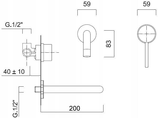 Bateria Giulini Giovanni Futuro 6520-20/CZAR czarny mat - Baterie Umywalkowe - Opinie i ceny na ...