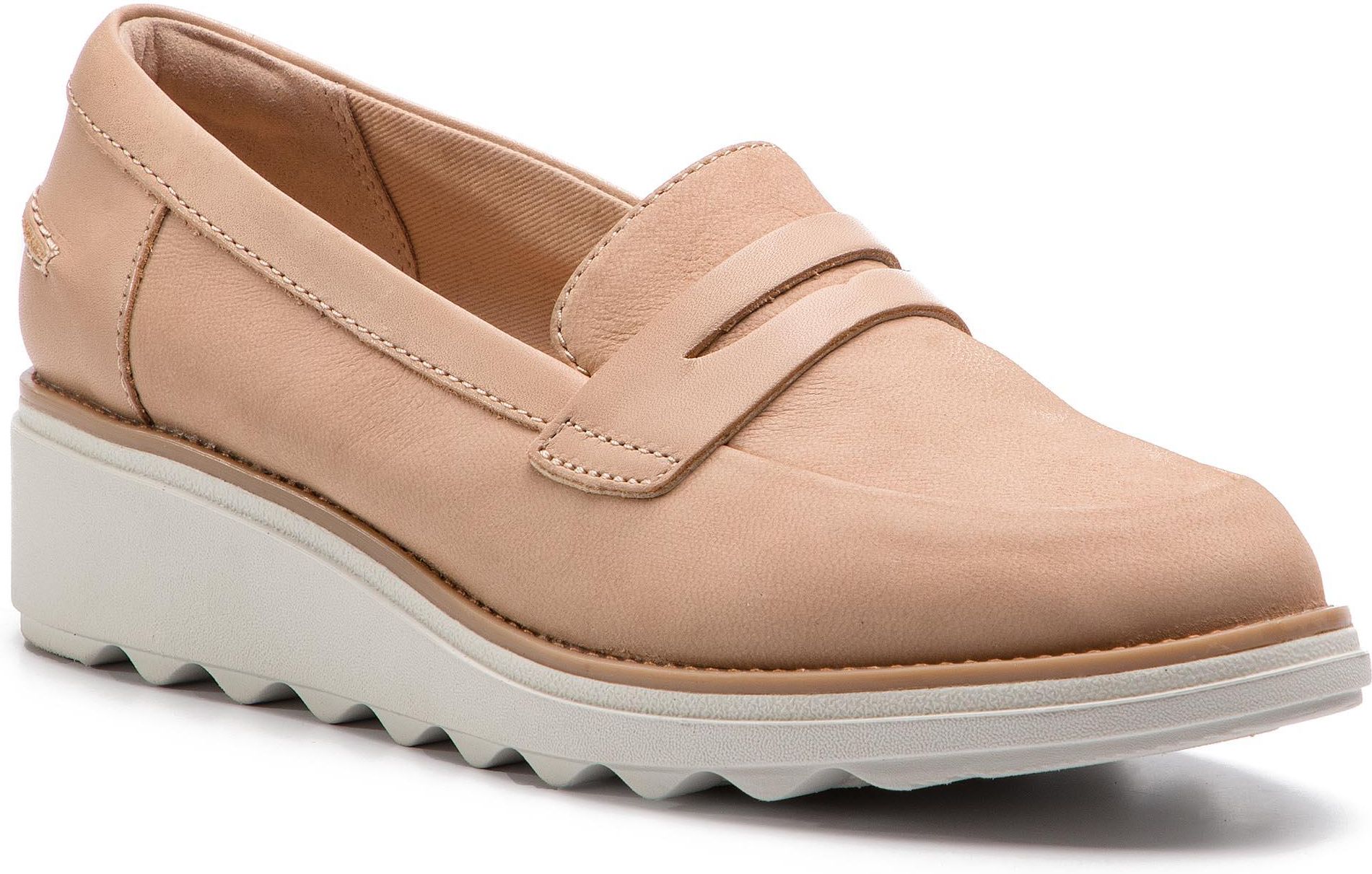 Półbuty CLARKS - Sharon Ranch 261406474 Blush Nubuck - Ceny i opinie ...