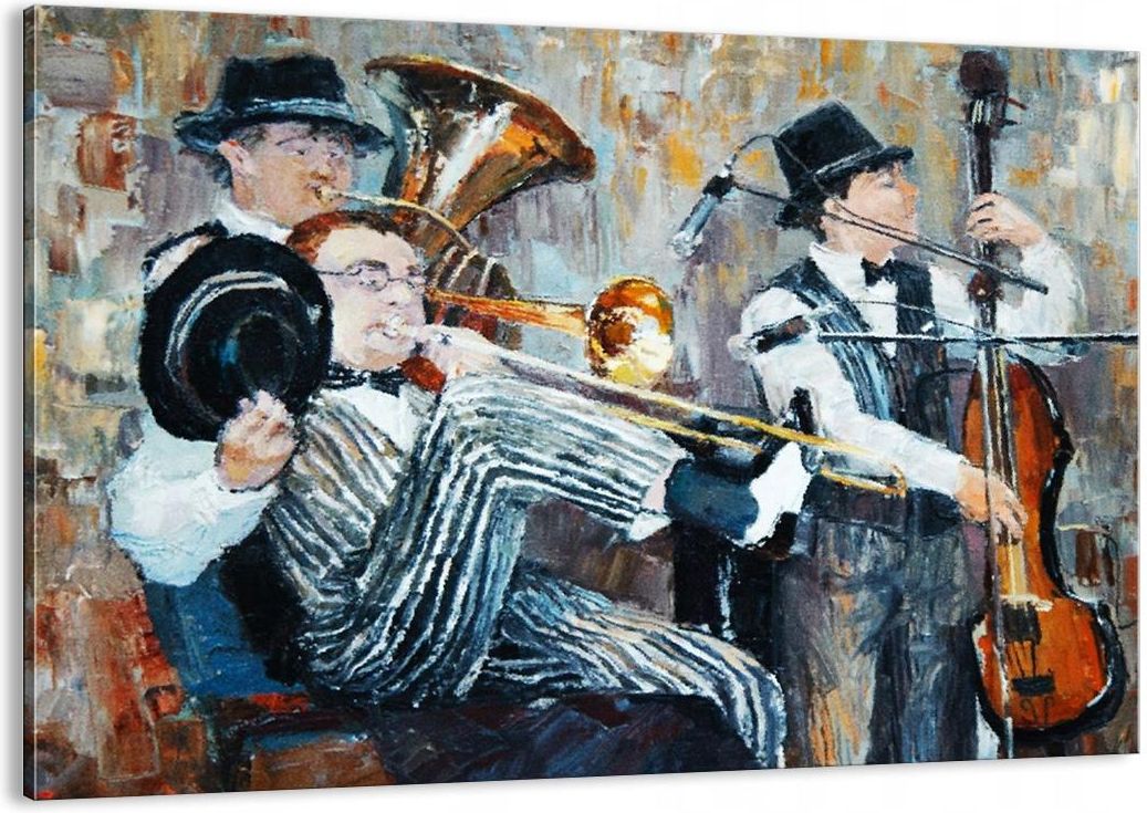 Obraz Na Płótnie Jazz Muzyka Muzyk Aa70X50-3422 - Opinie i atrakcyjne ...
