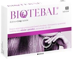 Biotebal 5mg 60 tabl. - Opinie, cena na Ceneo.pl
