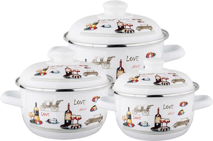 Garpi Zestaw Garnków Emaliowanych Na Indukcję 6El. - Opinie i ...