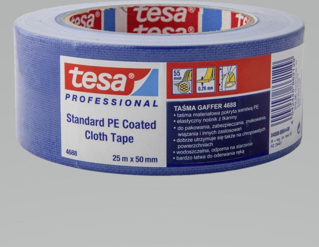 Tesa Taśma naprawcza tkaninowa Professional typu Gaffer uniwersalna ...