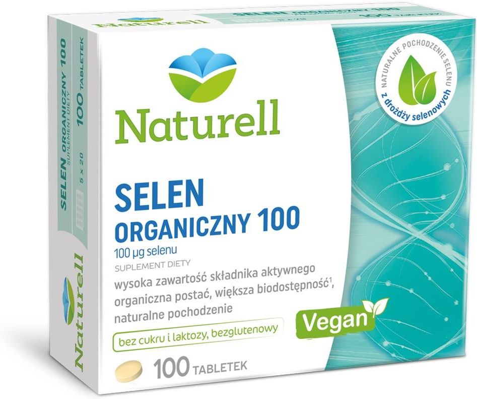 Naturell Selen Organiczny 100µg 60 tabl. - Opinie i ceny na Ceneo.pl
