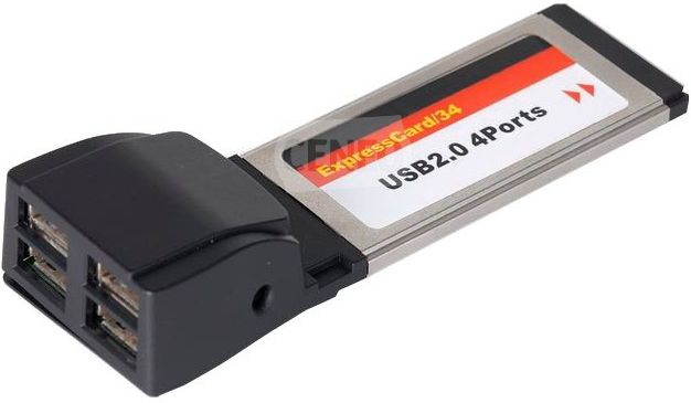 Kontroler Gembird ExpressCard do USB x4 porty (PCMCIAX-USB24) - Opinie ...