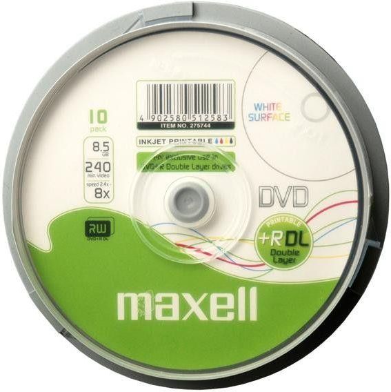 Nośnik danych MAXELL DVD+R 8,5GB 8X DOUBLE LAYER PRINT - Opinie i ceny ...