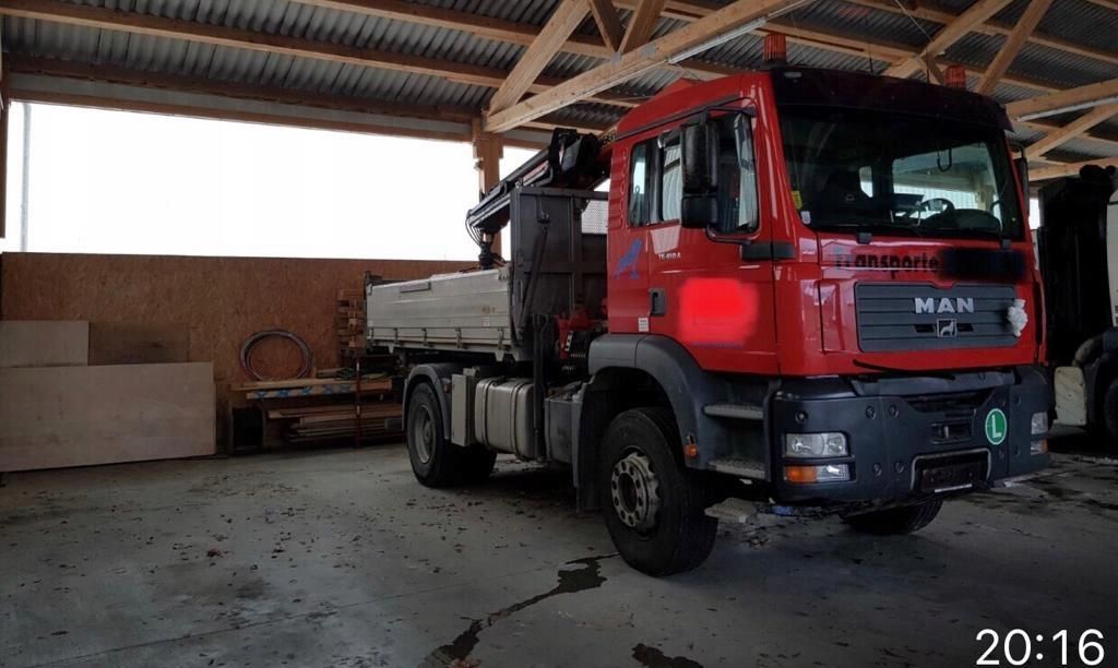 MAN TGA 18.413 , 4X2 HDS PK 15000 , KIPPER X3 - Opinie i ceny na Ceneo.pl