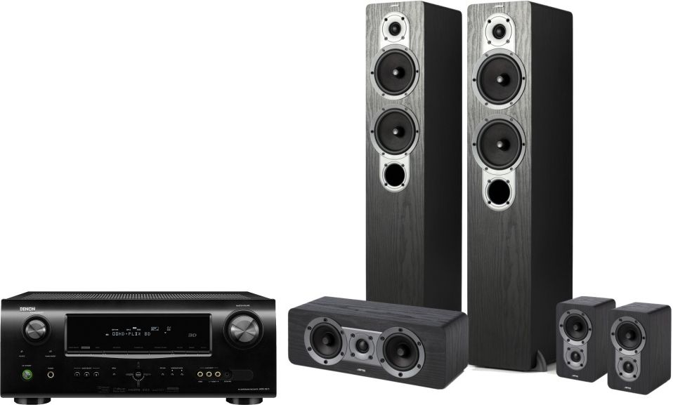Kino domowe DENON AVR-1611 + JAMO S 426 HCS3 - Opinie i ceny na Ceneo.pl