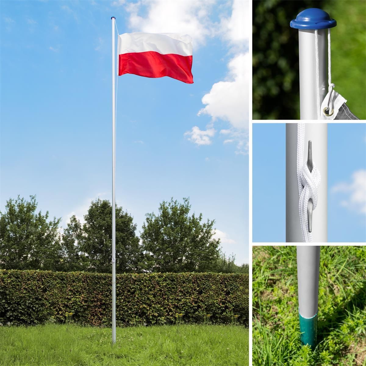 Flaga Polska Maszt Flagowy Polska 402854 - Ceny i opinie - Ceneo.pl