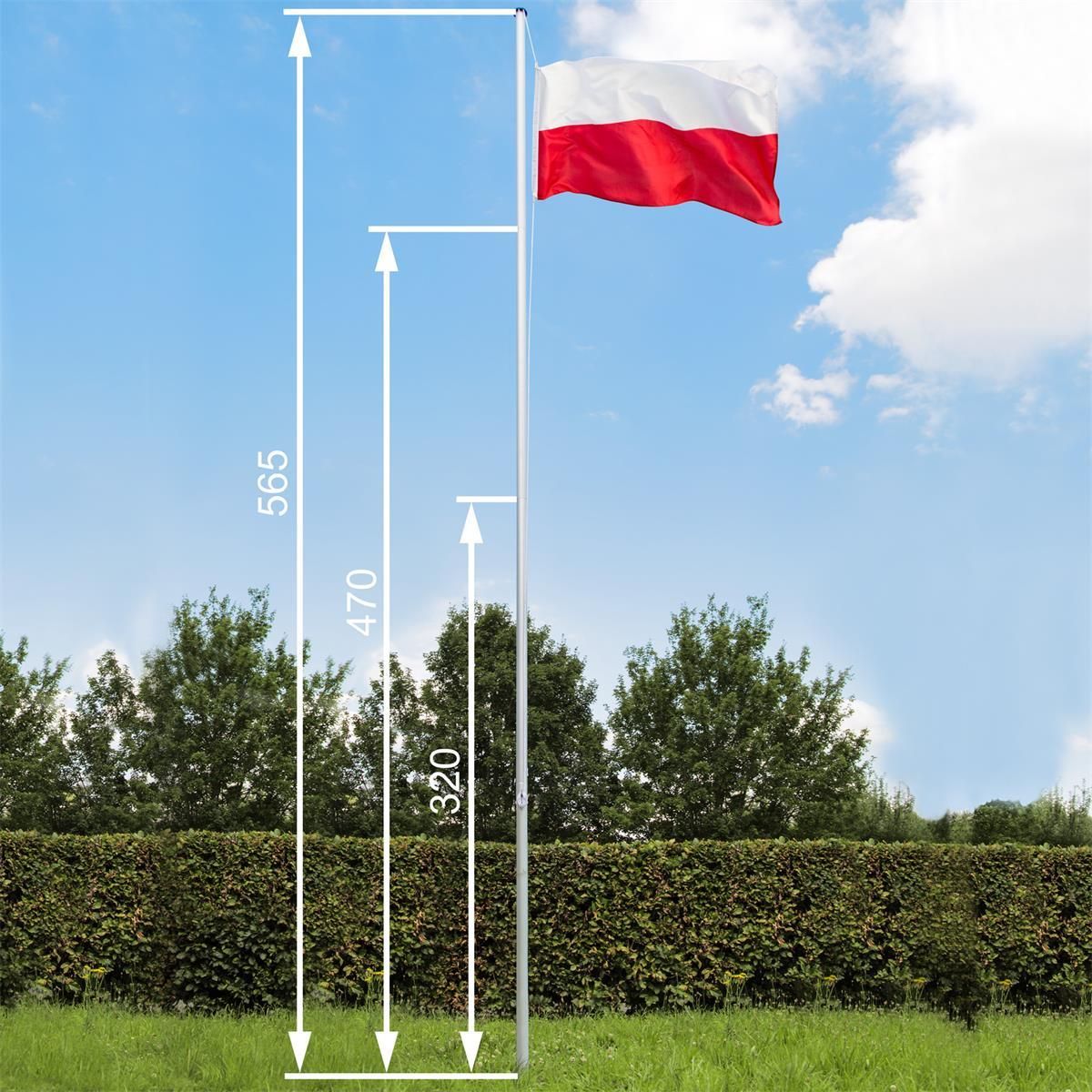 Flaga Polska Maszt Flagowy Polska 402854 - Ceny i opinie - Ceneo.pl