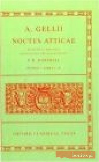 Aulus Gellius Noctes Atticae v 1 - Literatura obcojęzyczna - Ceny i ...
