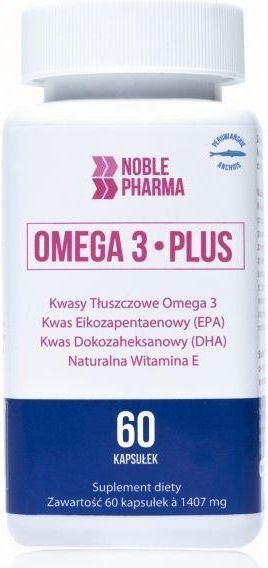 Kapsułki Noblepharma Noble Pharma Omega 3 Plus 60 szt. - Opinie i ceny ...