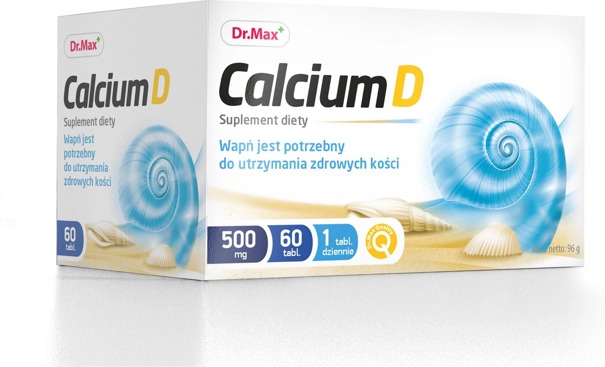 Calcium D Dr.Max 60 tabl - Opinie i ceny na Ceneo.pl