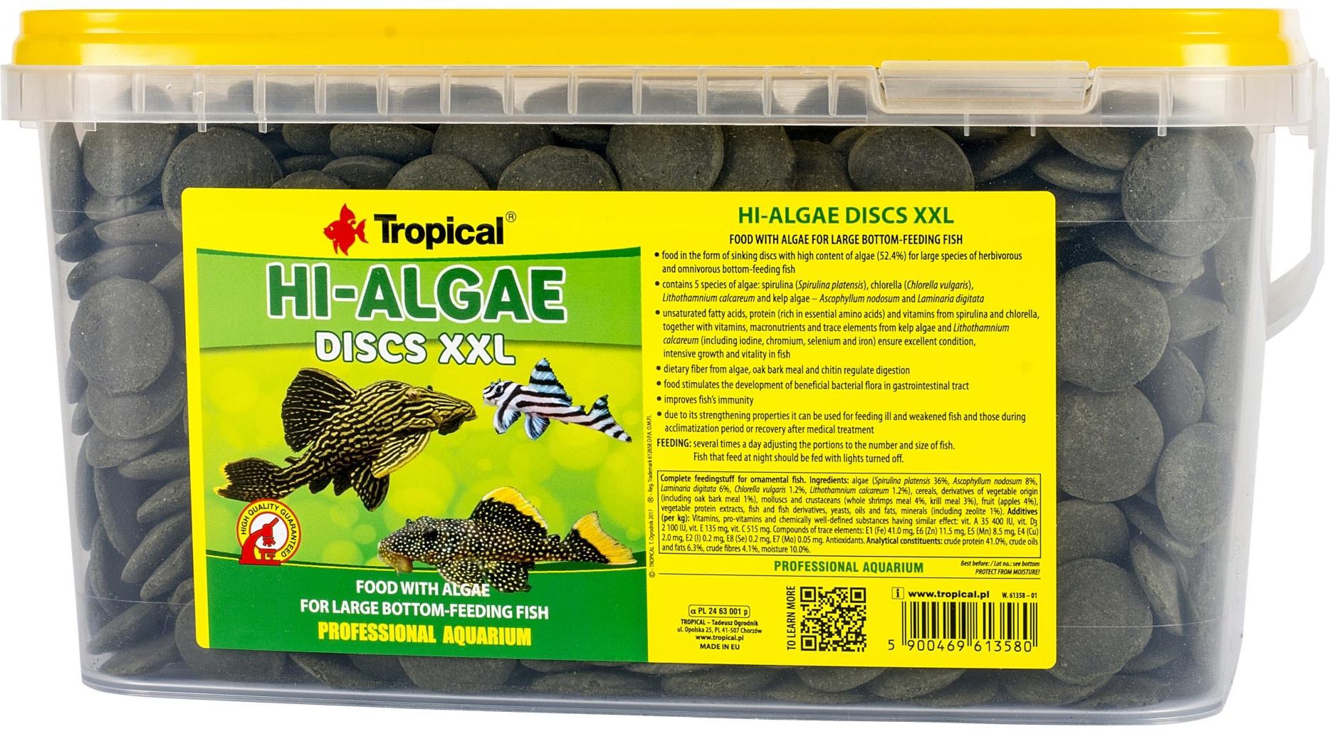 Tropical Hi-Algae Discs Algi Ryby Denne 3L/1,5Kg - Ceny i opinie - Ceneo.pl