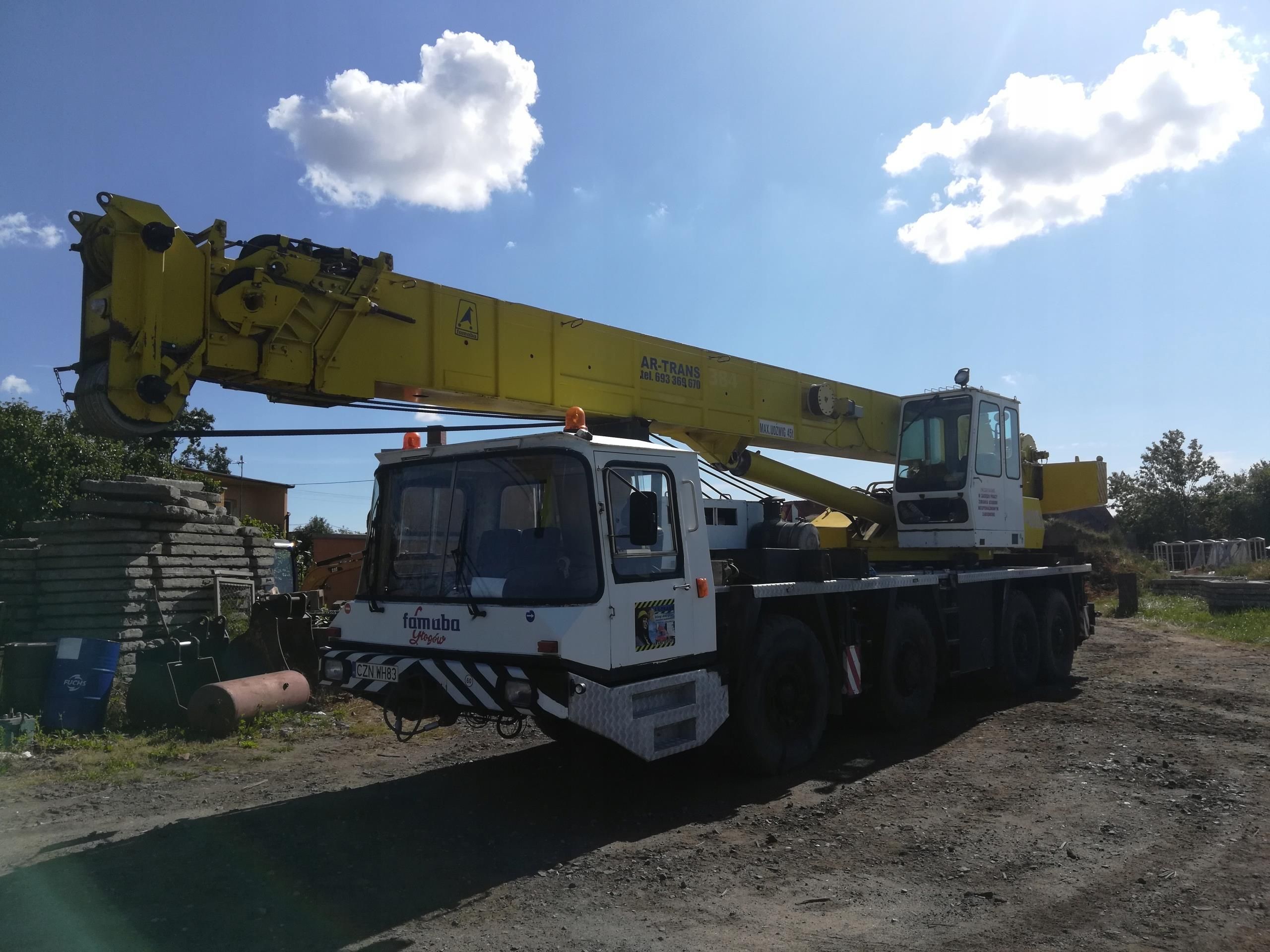 Żuraw dst 402 Bumar,Famaba Głogów 45 ton - Opinie i ceny na Ceneo.pl