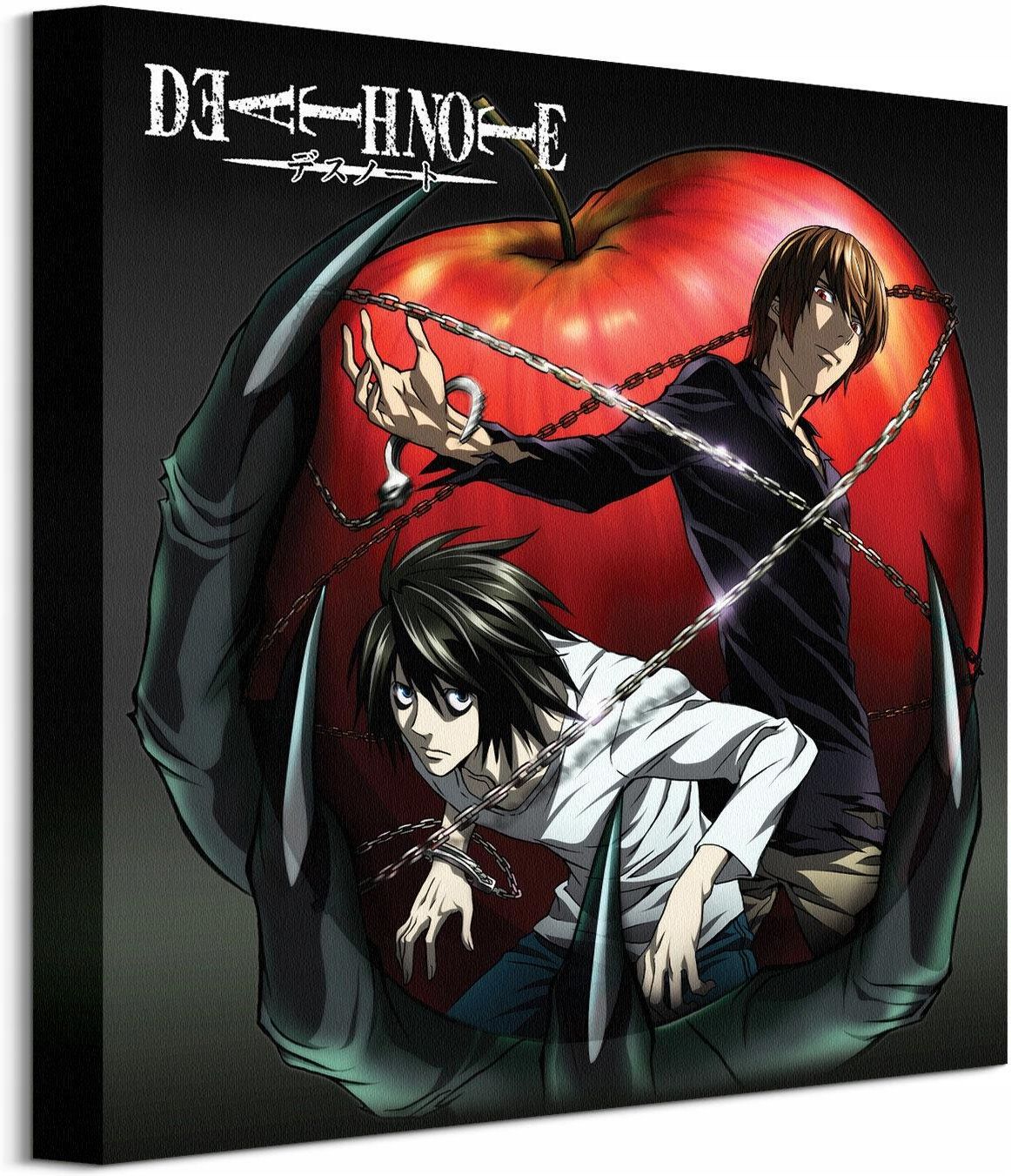 Death Note Apple - obraz na płótnie 40x40 cm - Ceny i opinie - Ceneo.pl