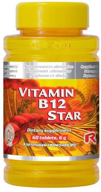 Starlife Vitamin B12 Star 60 tabl - Opinie i ceny na Ceneo.pl