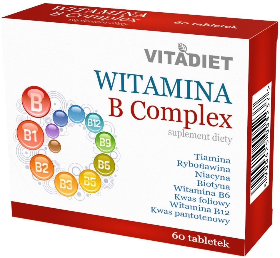Vitadiet Witamina B Complex 60 Tabl - Opinie i ceny na Ceneo.pl