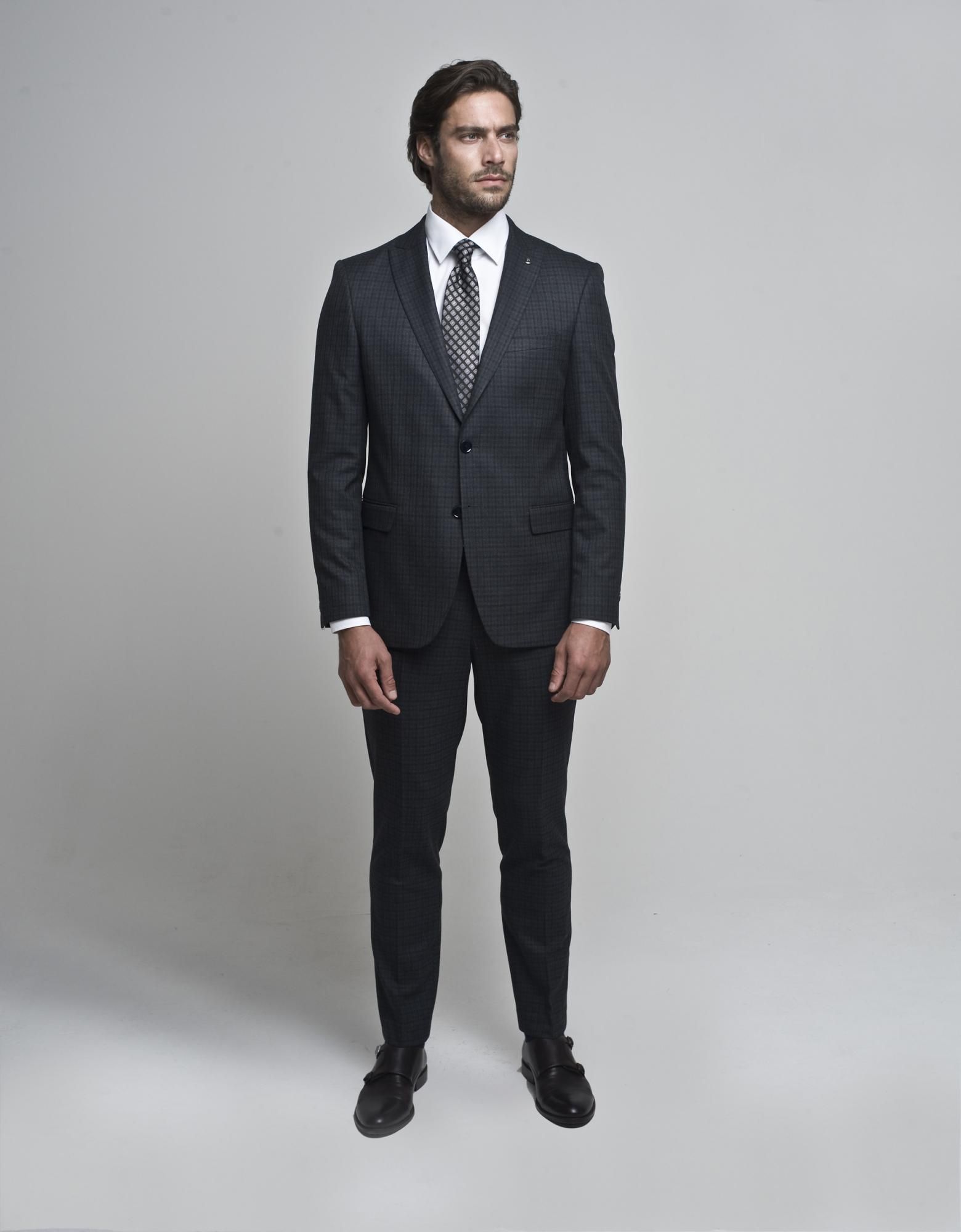 BORGIO garnitur grado czarny slim fit 182 104 92 - Ceny i opinie - Ceneo.pl