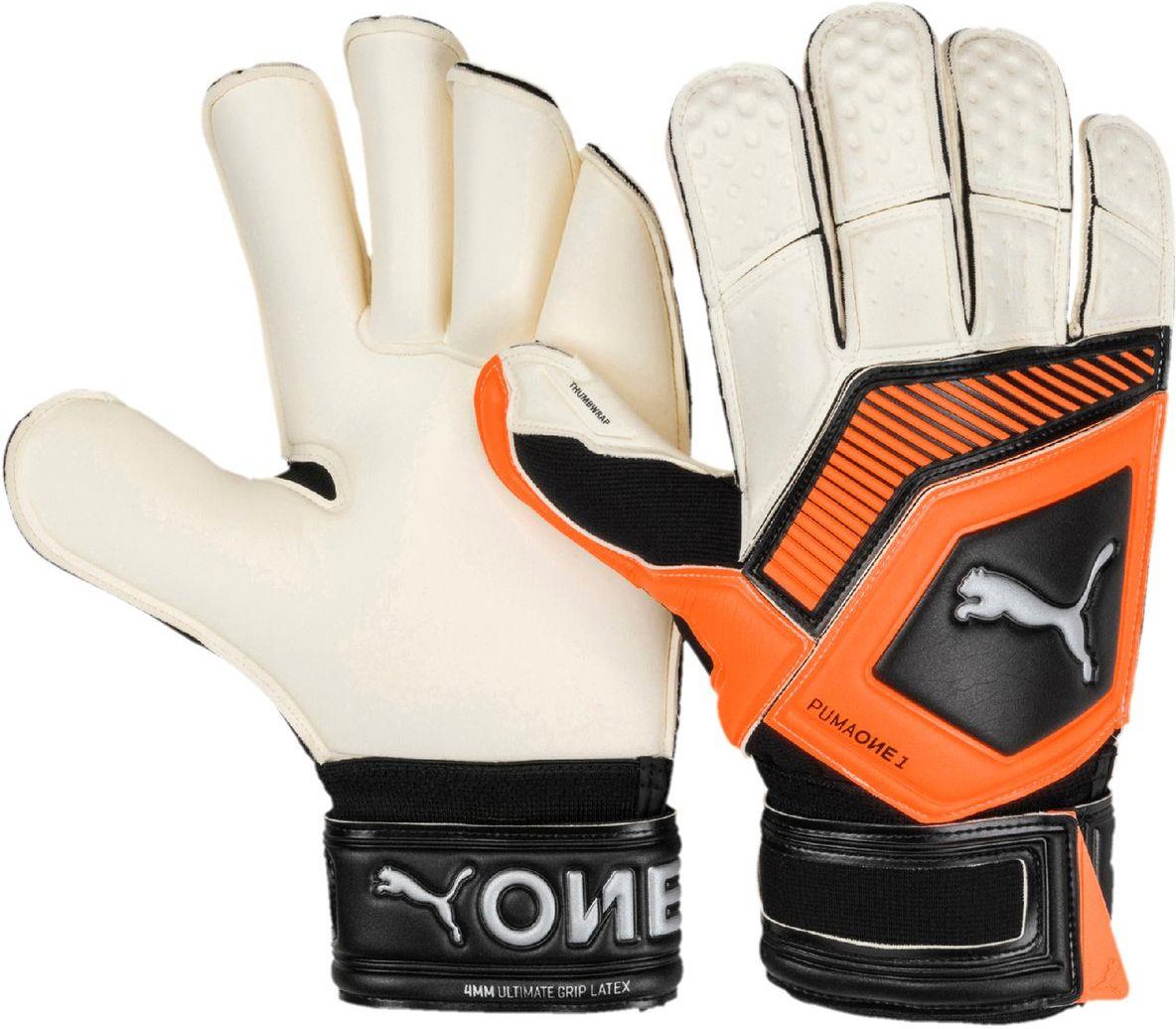 Puma Rękawice Bramkarskie One Grip 1 Gc White Shocking Orange - Ceny i ...