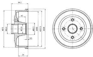 Bęben hamulcowy Delphi BF472 - Opinie i ceny na Ceneo.pl