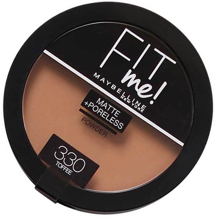 Maybelline Fit Me Puder Matujący Toffee 330 14g - Opinie i ceny na Ceneo.pl