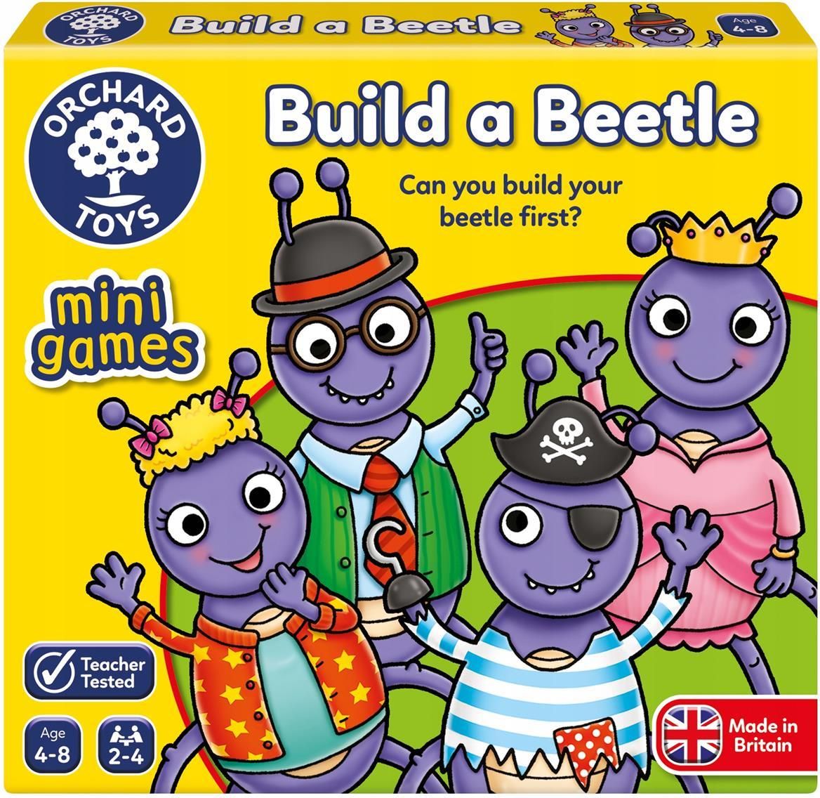 Orchard Toys Build A Beetle Mini Travel Game (EN) - Gra dla dziecka ...