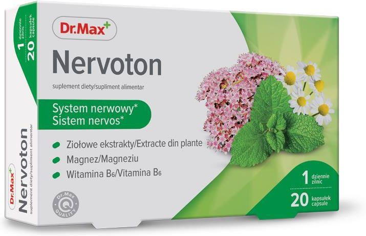Dr.Max Nervoton 20 kaps - Opinie i ceny na Ceneo.pl