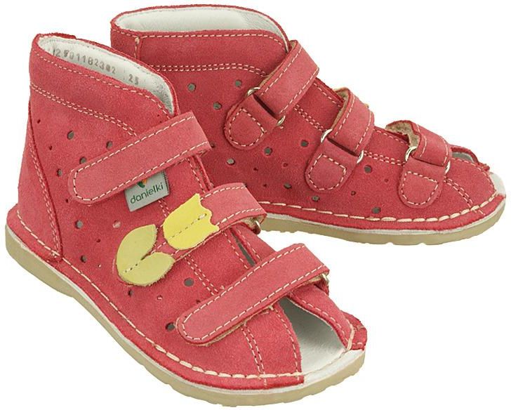 DANIELKI T125 malina, obuwie rehabilitacyjno-profilaktyczne dziecięce ...