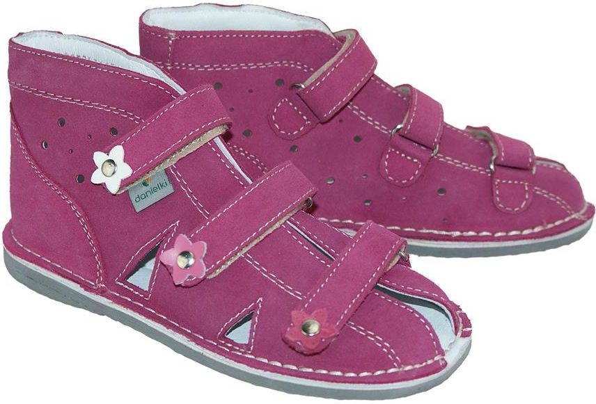 DANIELKI S124 fuksja,obuwie rehabilitacyjno-profilaktyczne dziecięce ...