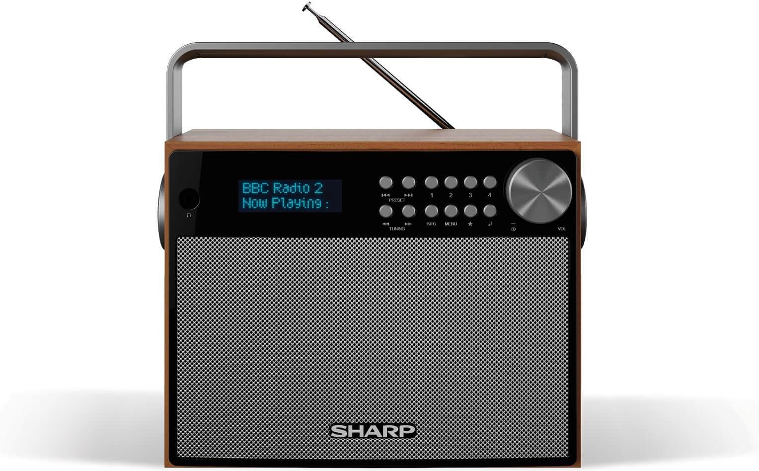 Radio SHARP DR-P350 Brązowy - Opinie i ceny na Ceneo.pl