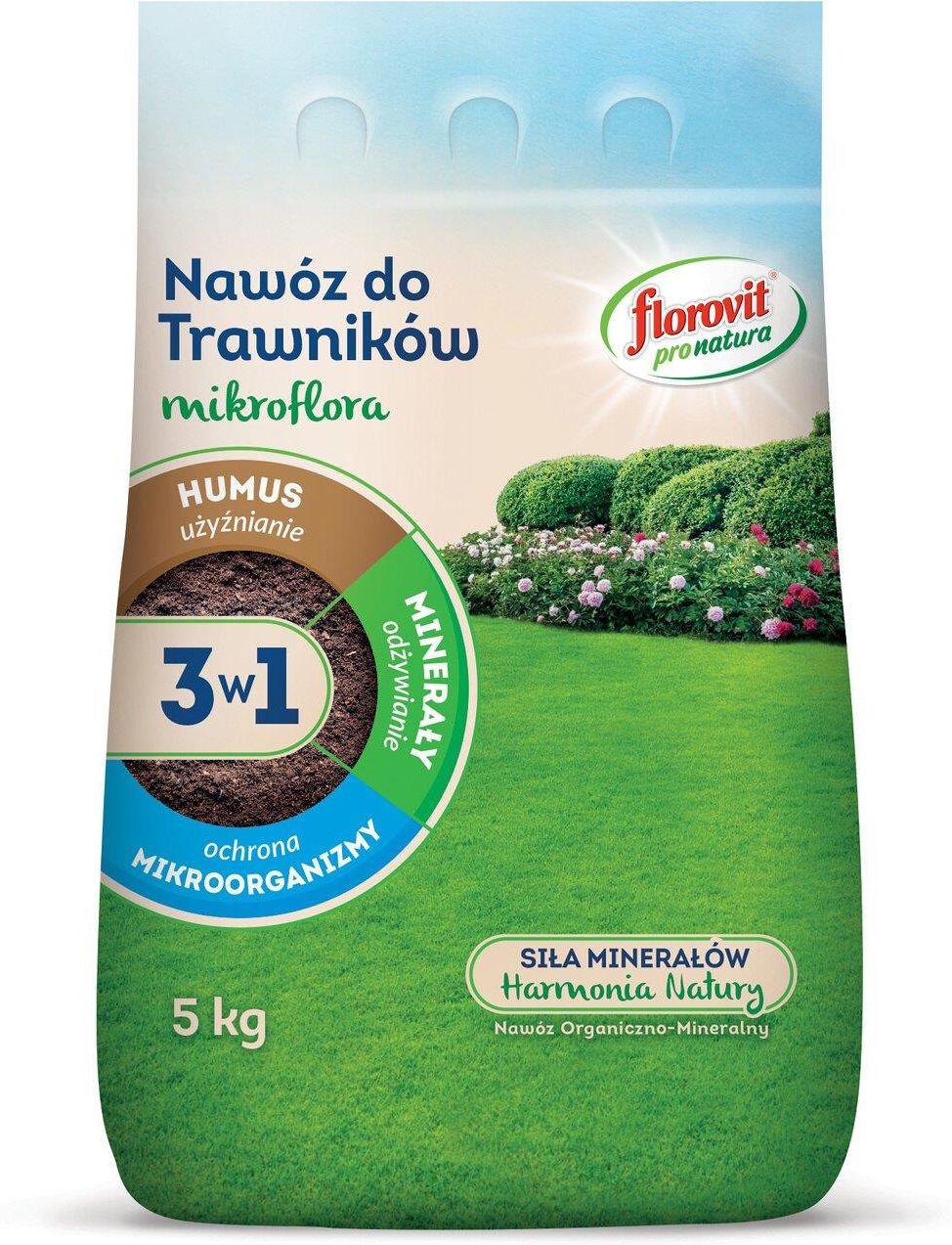 Nawóz Florovit Mikroflora Do Trawników 3W1 5Kg - Ceny i opinie - Ceneo.pl