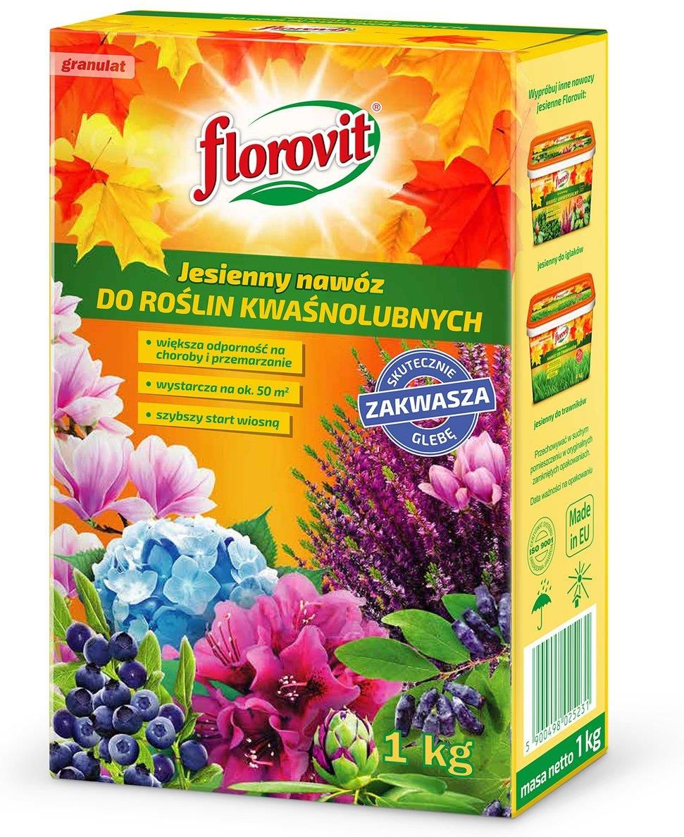 Nawóz Florovit Jesienny Do Roślin Kwaśnolubnych 1Kg - Ceny i opinie - Ceneo.pl