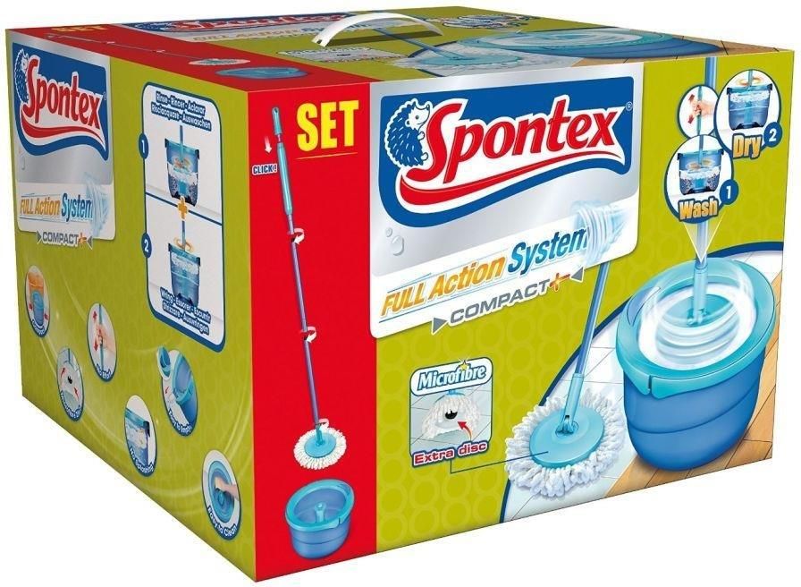 Spontex Mop Z Wiadrem Full Action System Compact + Niebieski - Opinie i ...