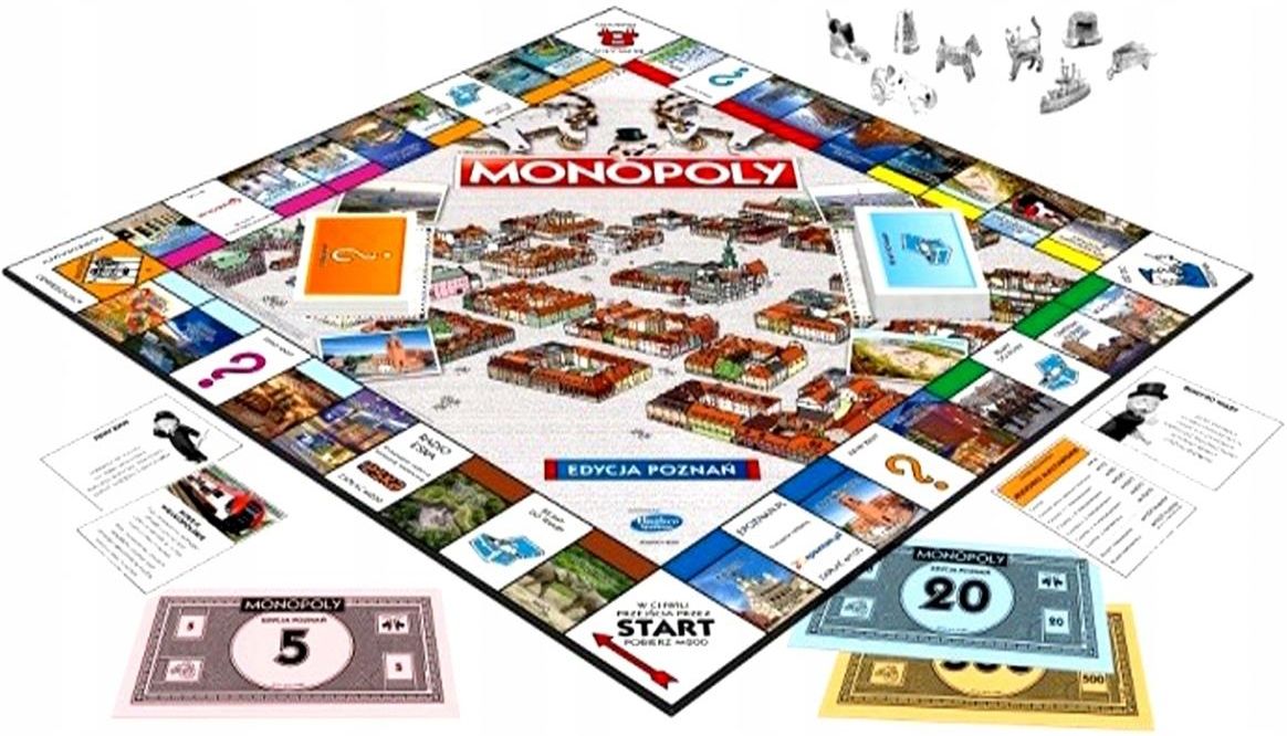 Hasbro Gra Monopoly Poznań Karty Top Trumps Toruń Cz16362 - Gra ...