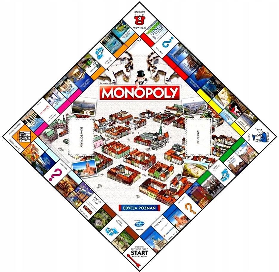 Hasbro Gra Monopoly Poznań Karty Top Trumps Toruń Cz16362 - Gra ...