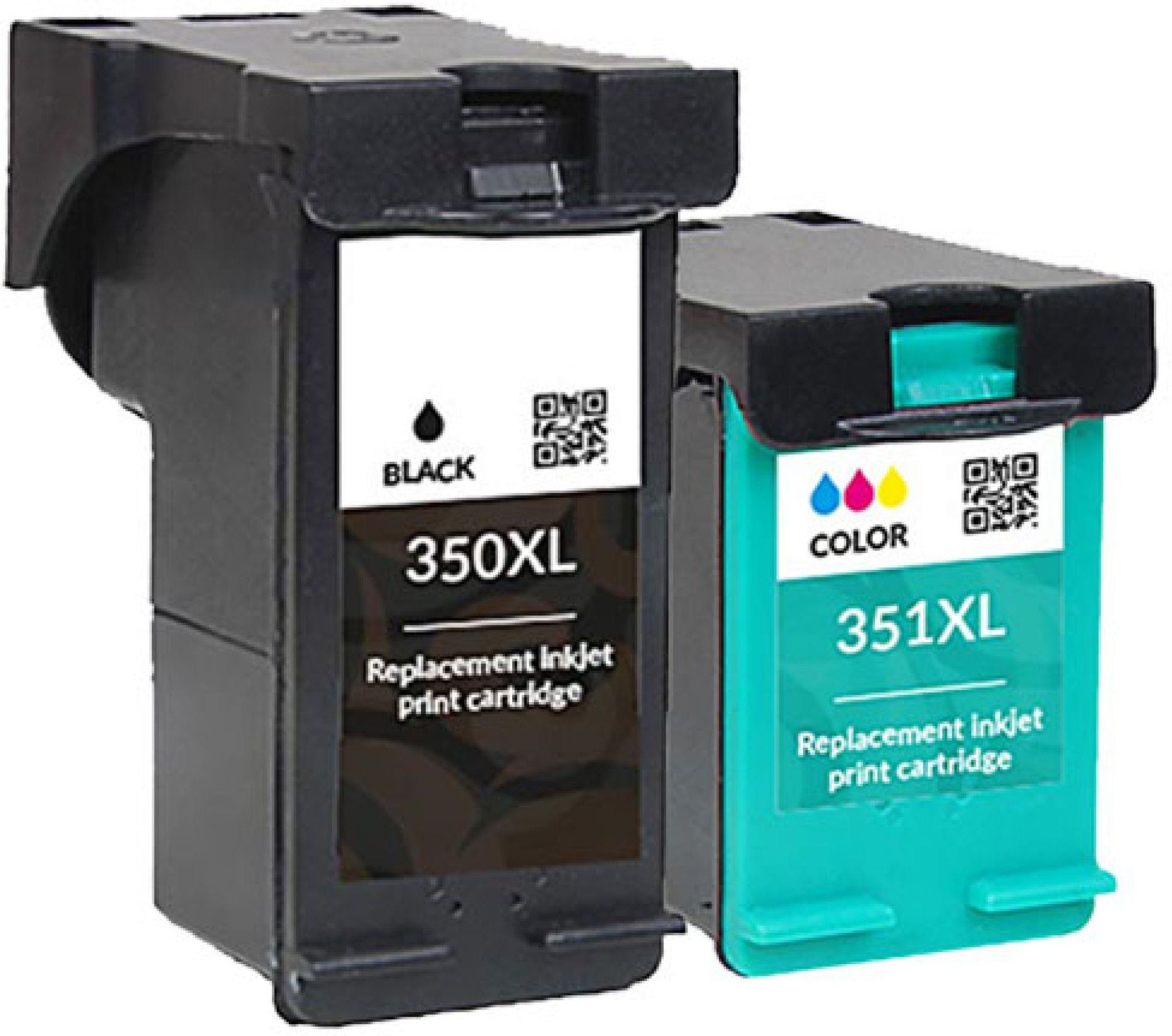 Tusz Dp Print Hp 350 Xl Czarny (Black), Hp 351 Trójkolorowy, Zestaw ...