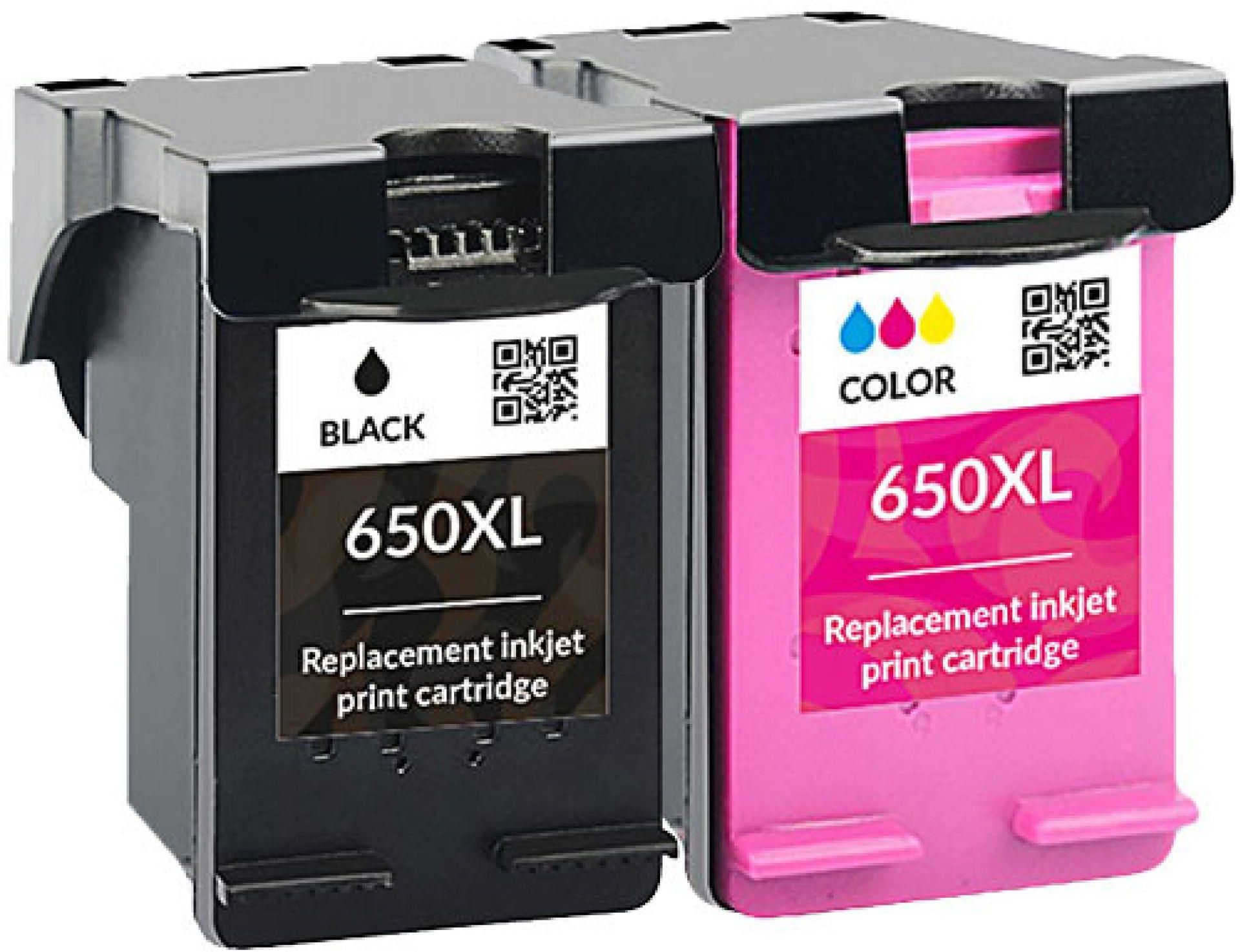 Tusz Dp Print Hp 650 Czarny (Black), Hp 650 Trójkolorowy, Zestaw Tusz ...