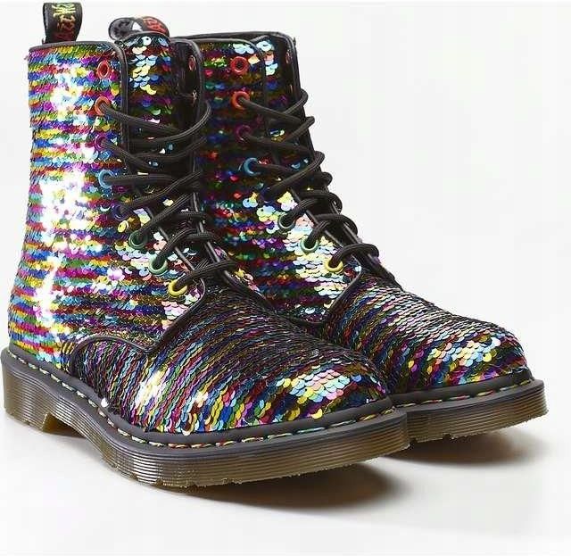 Dr Martens 1460 Pascal Sequin Rainbow Multi r.39 - Ceny i opinie - Ceneo.pl