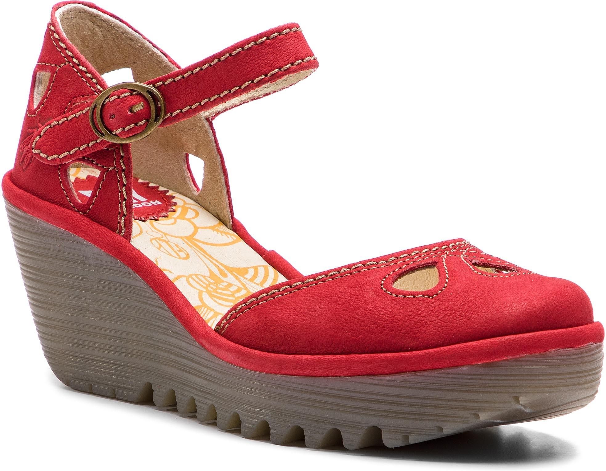 Sandały FLY LONDON - Yuna P500016135 Lipstick Red - Ceny i opinie ...