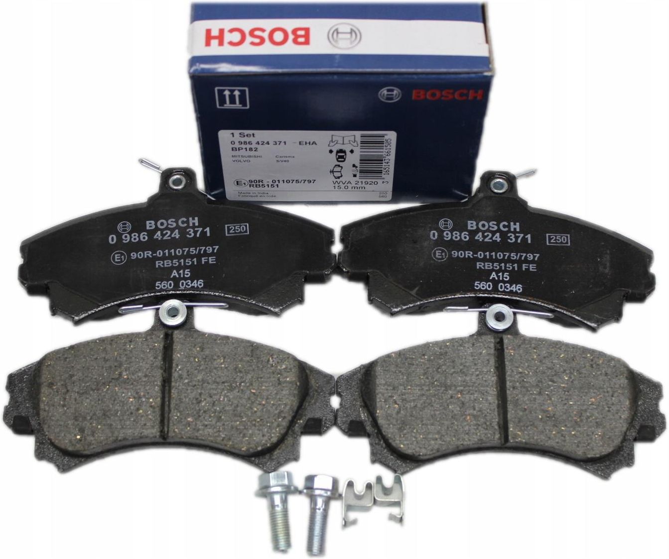 Klocki hamulcowe BOSCH KLOCKI CARISMA VOLVO S40 V40 PRZÓD 0986424371 - Opinie i ceny na Ceneo.pl