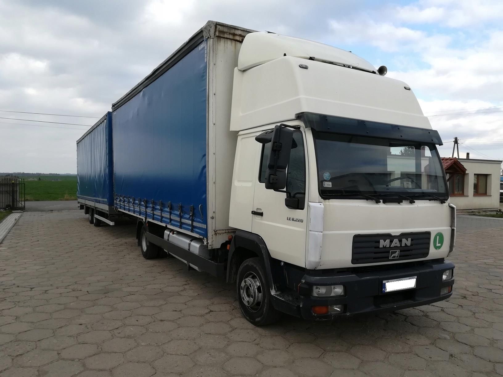 MAN L2000 8.220 2004 ZESTAW 120cm3 +przyczepa 38ep - Opinie i ceny na ...