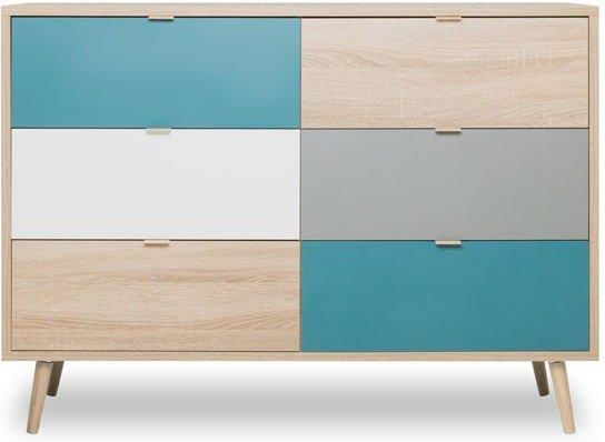 Fontini Komoda Cuba 6S Z Kolorowymi Frontami - Opinie i atrakcyjne ceny ...