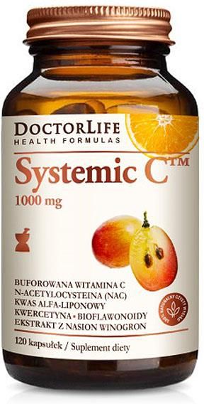Doctor Life Systemic C 1000mg 120 kaps - Opinie i ceny na Ceneo.pl